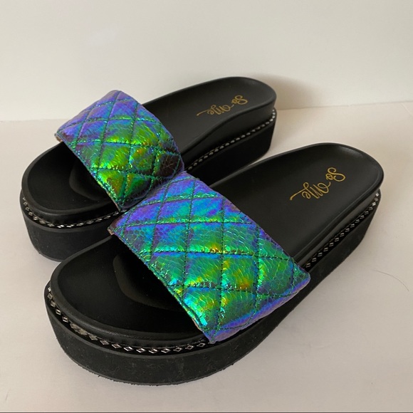 Shoes | Platform Slides Product Sample | Poshmark